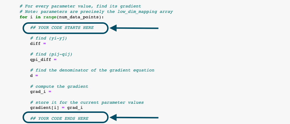 Formulating and Implementing the t-SNE Algorithm From Scratch