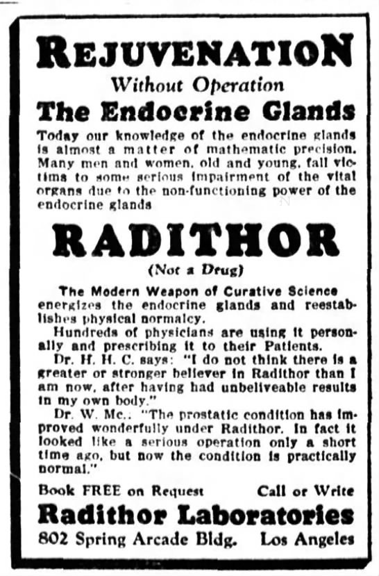 The Radioactive Power of Advertising