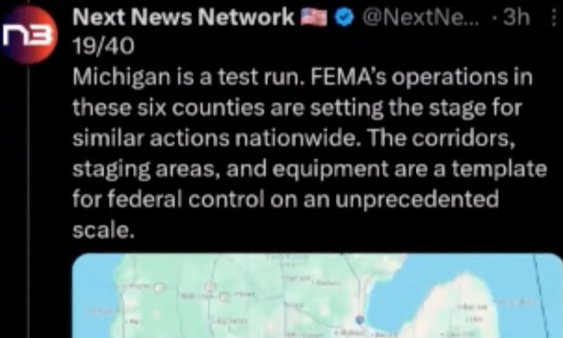 FEMA Moves in 30,000 Personnel, 350 FEMA Trucks across 6 Michigan ...