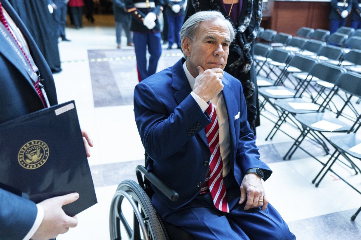 Reading Politicians: Greg Abbott is Pissed.