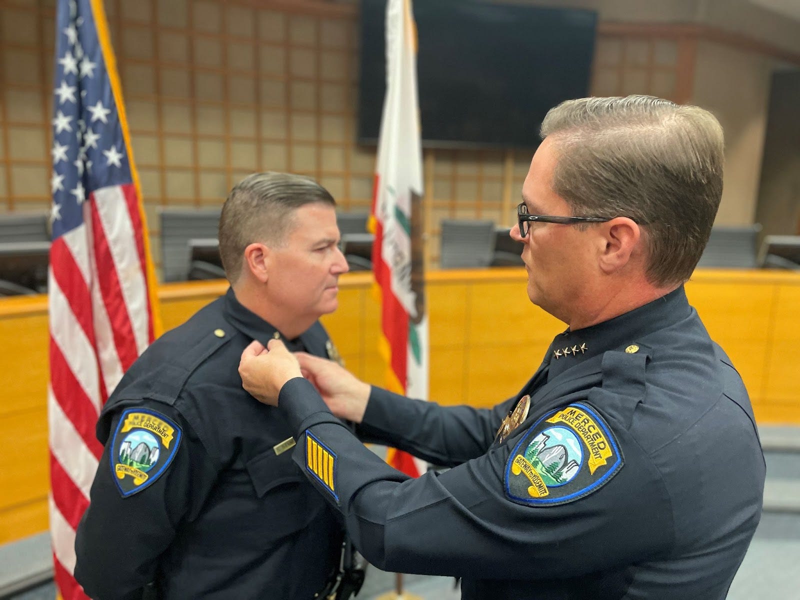 ‘Today marks a day of change.’ Merced swears-in new police chief