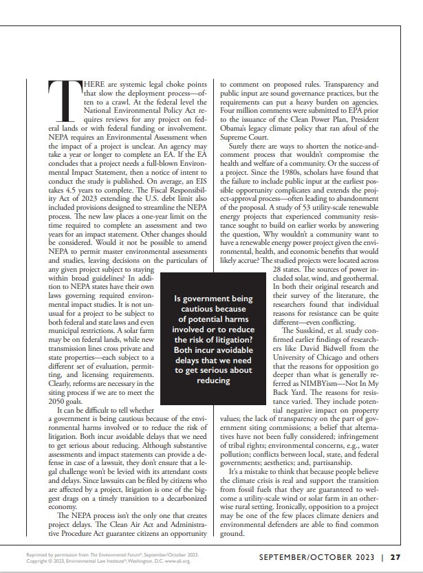 Depoliticize to Decarbonize - by Joel B. Stronberg