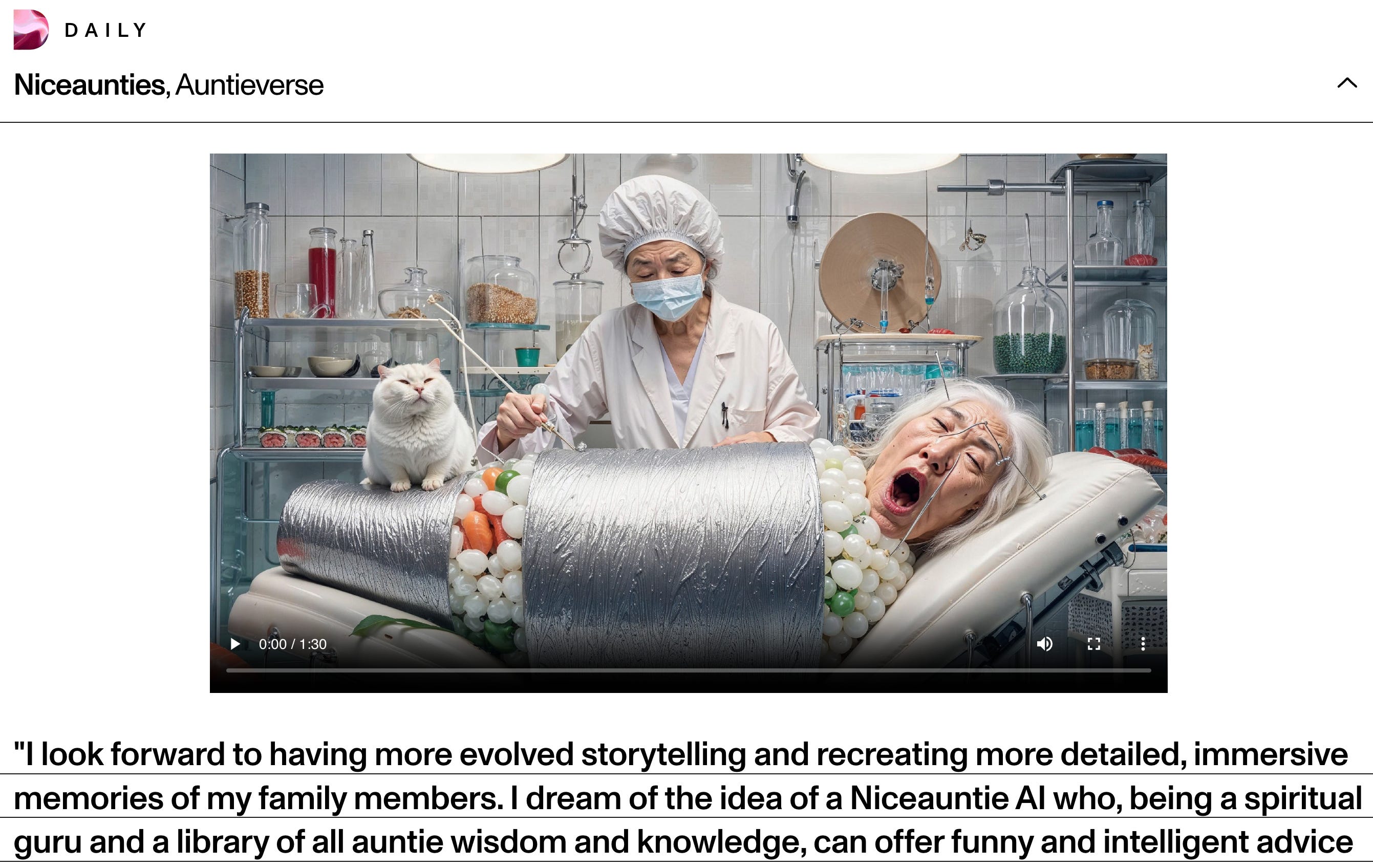 The weird, wonderful AI art of Niceaunties