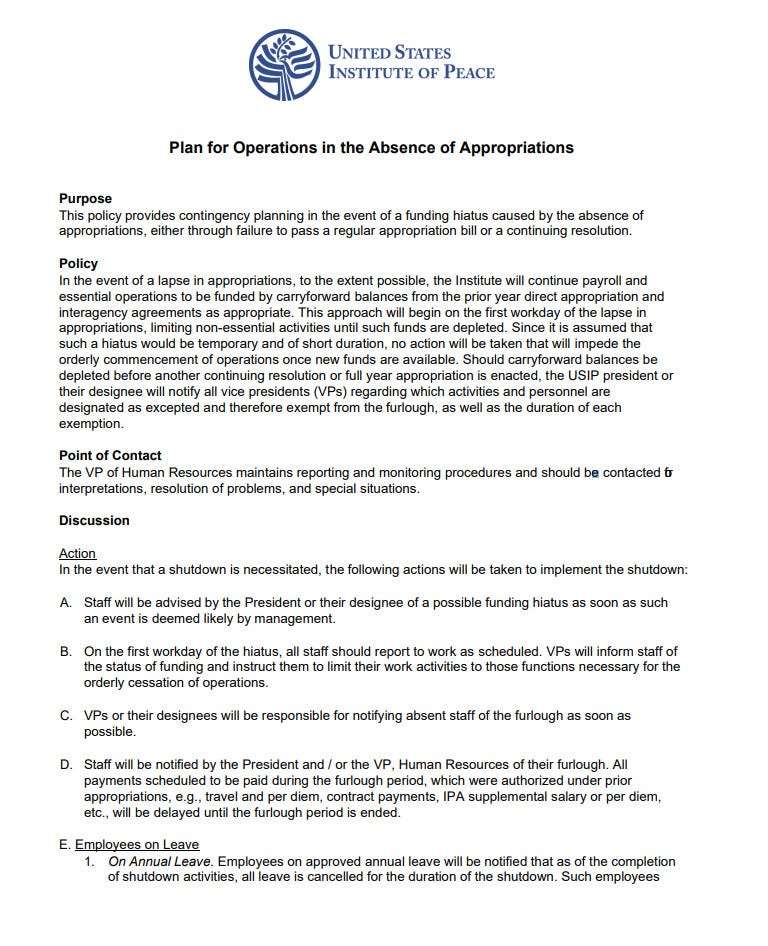 Why Did DOGE Break Into The United States Institute of Peace Today?