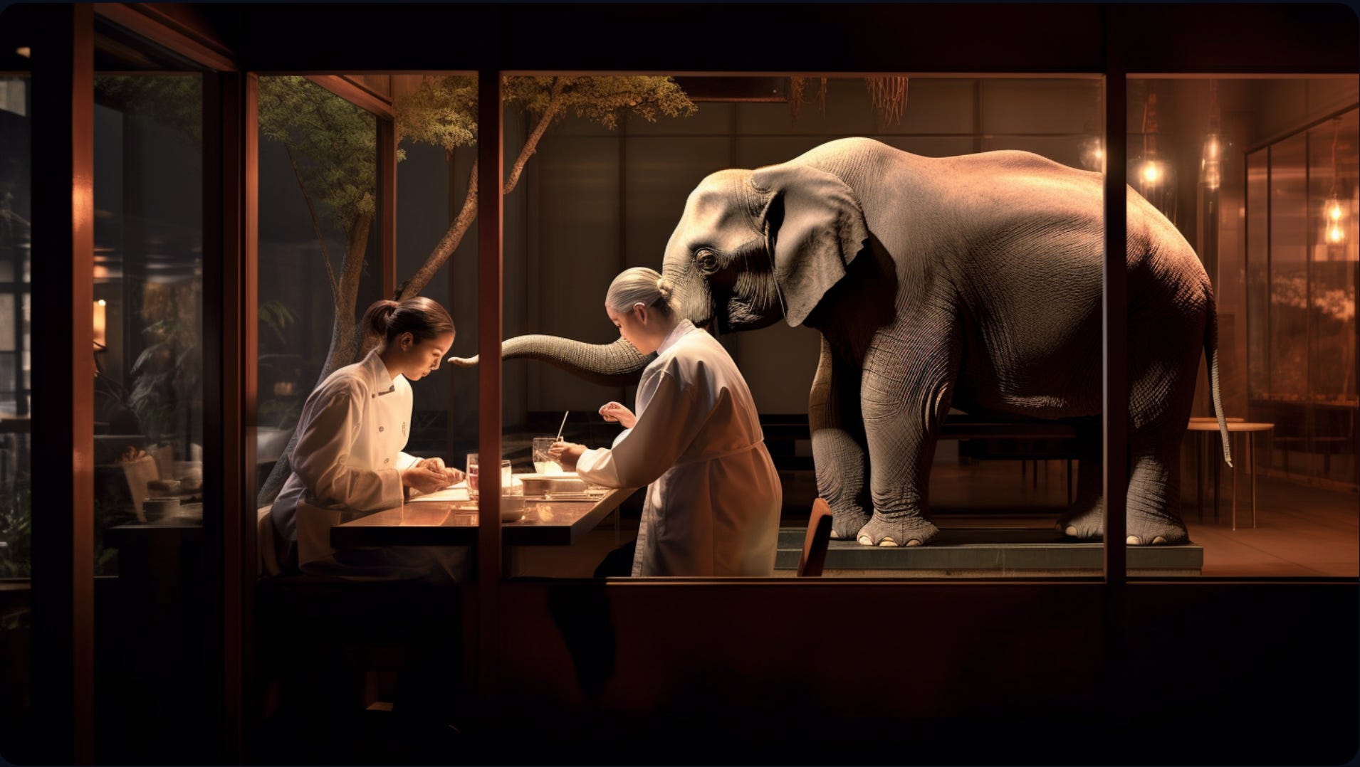 37 - My Elephant Swims In Its Own OCEAN - by Tom Guarriello