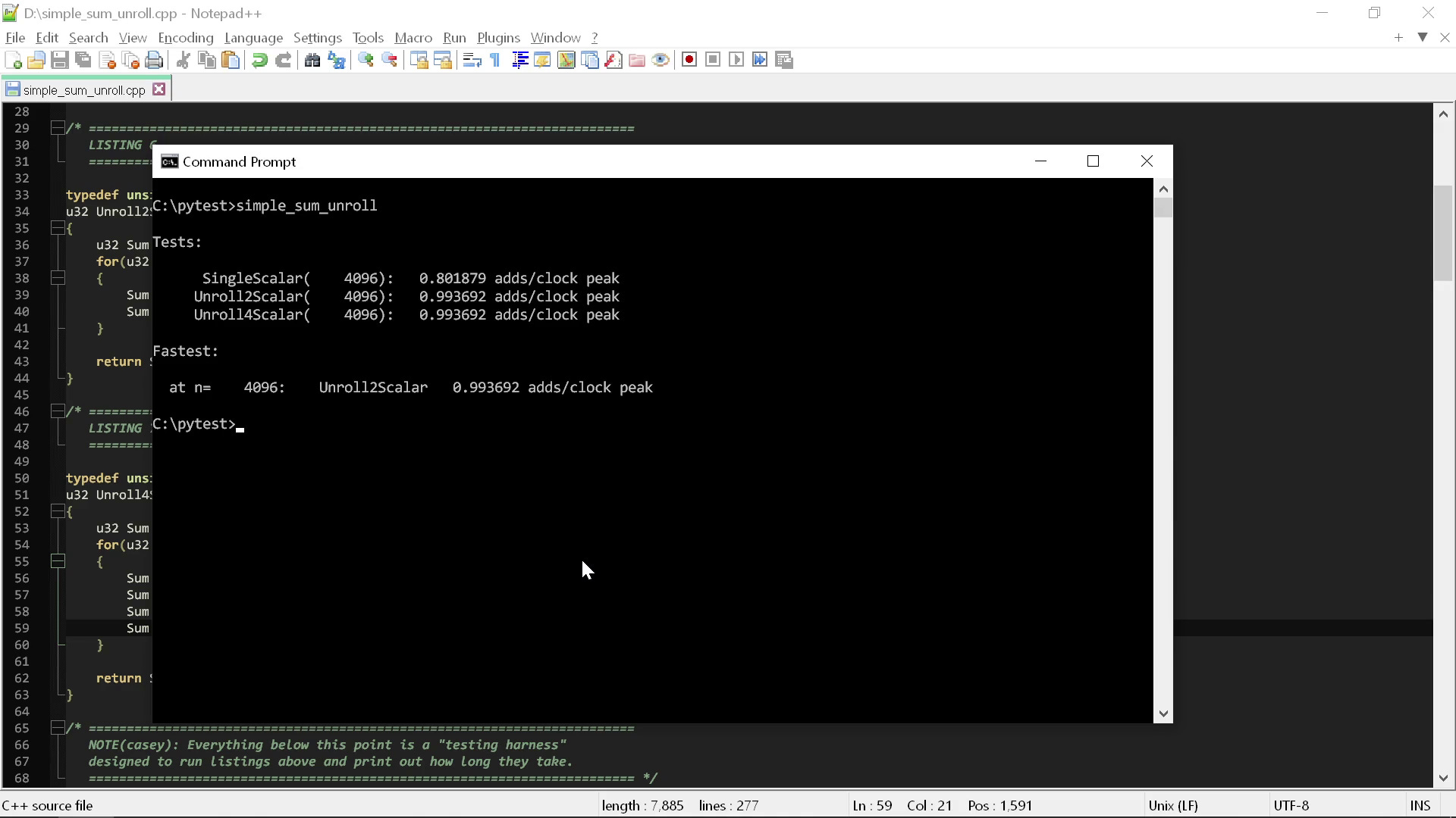 Instructions Per Clock - by Casey Muratori