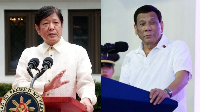Marcos, Duterte at Each Other’s Throats - Asia Sentinel