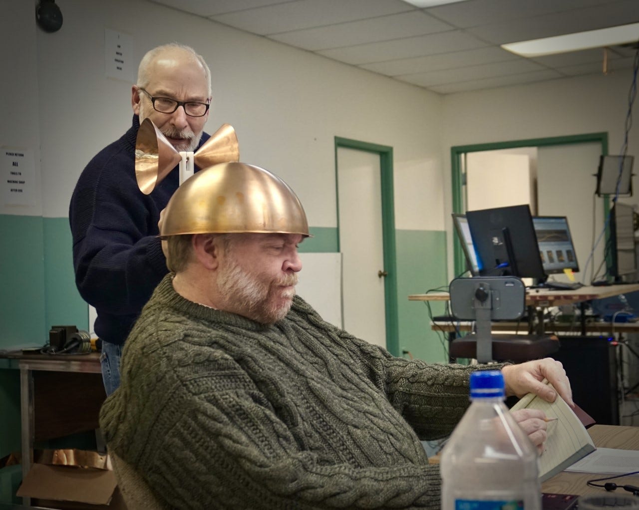 Testing some electrode designs - by Michael Clarage