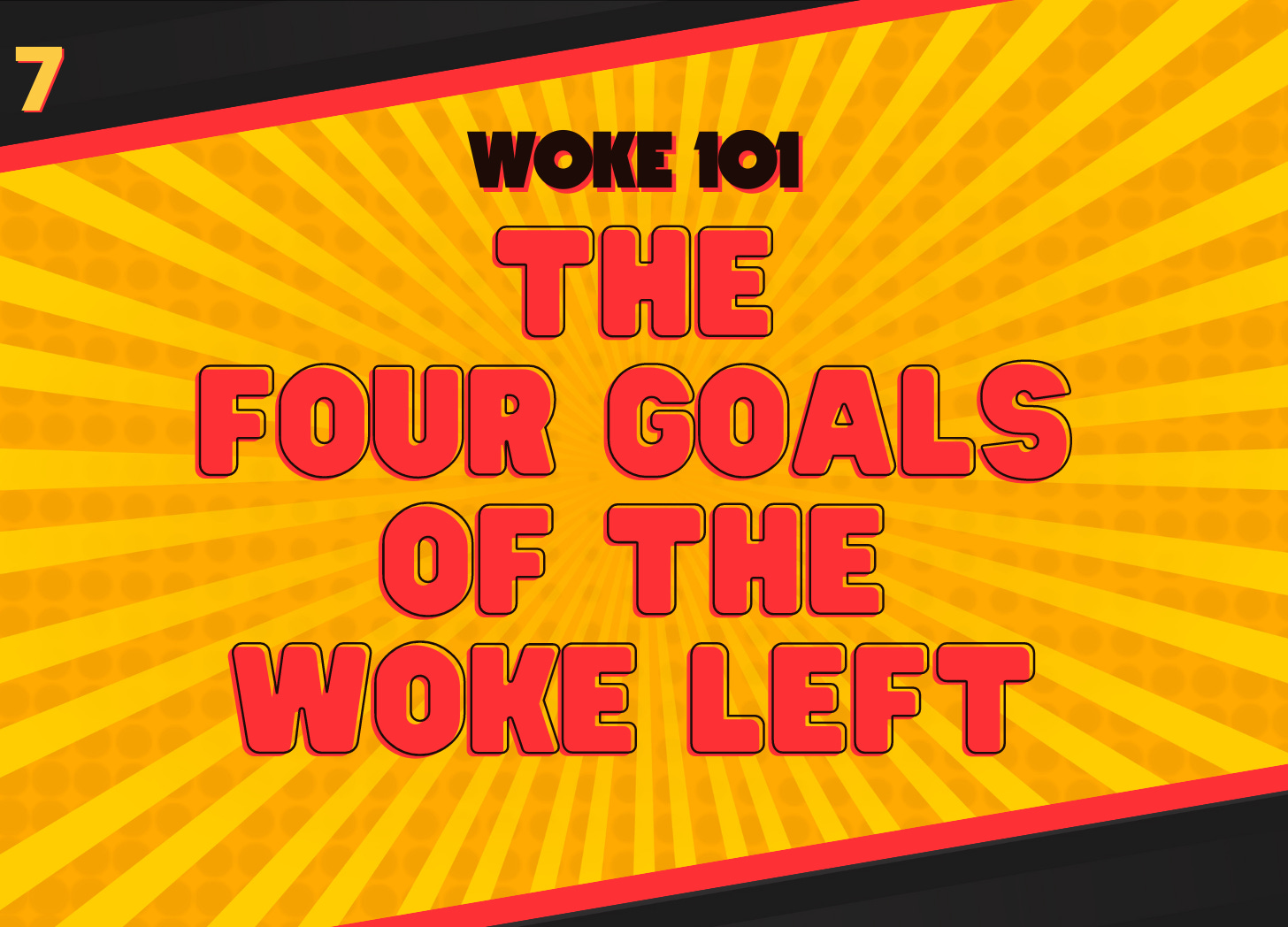 WOKE 101: The Four Goals of the Woke Left