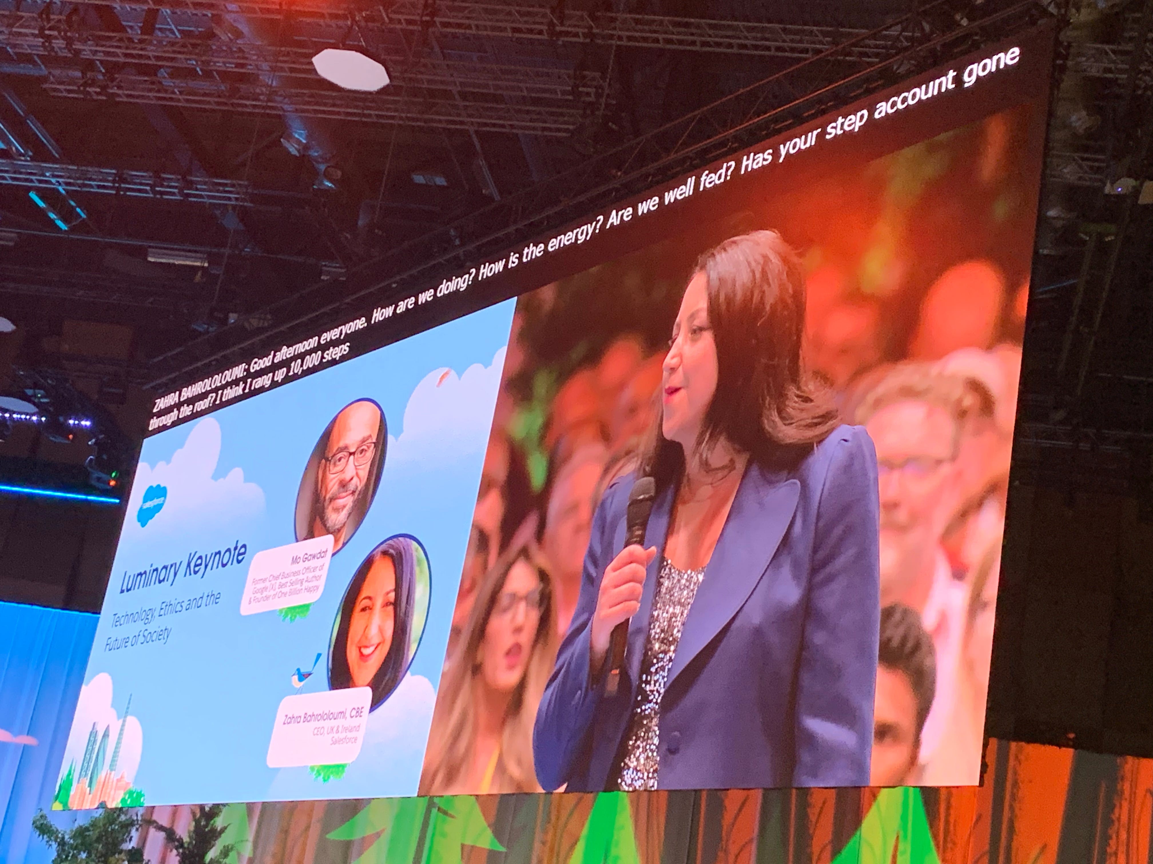 Salesforce London World Tour 2023: Luminary Keynote with Zahra ...
