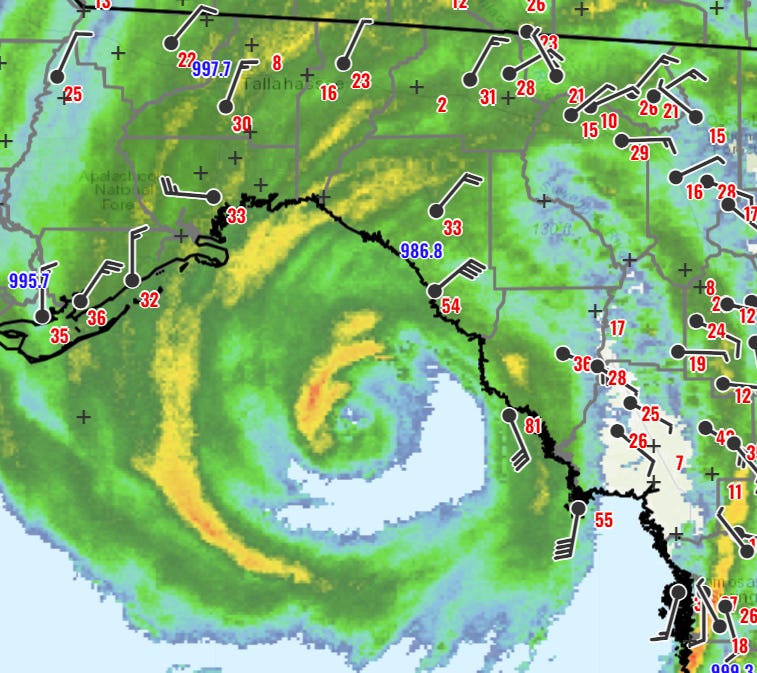 WeatherTiger's Hurricane Idalia Landfall Live Blog [Final Post: 11:30 a.m.]