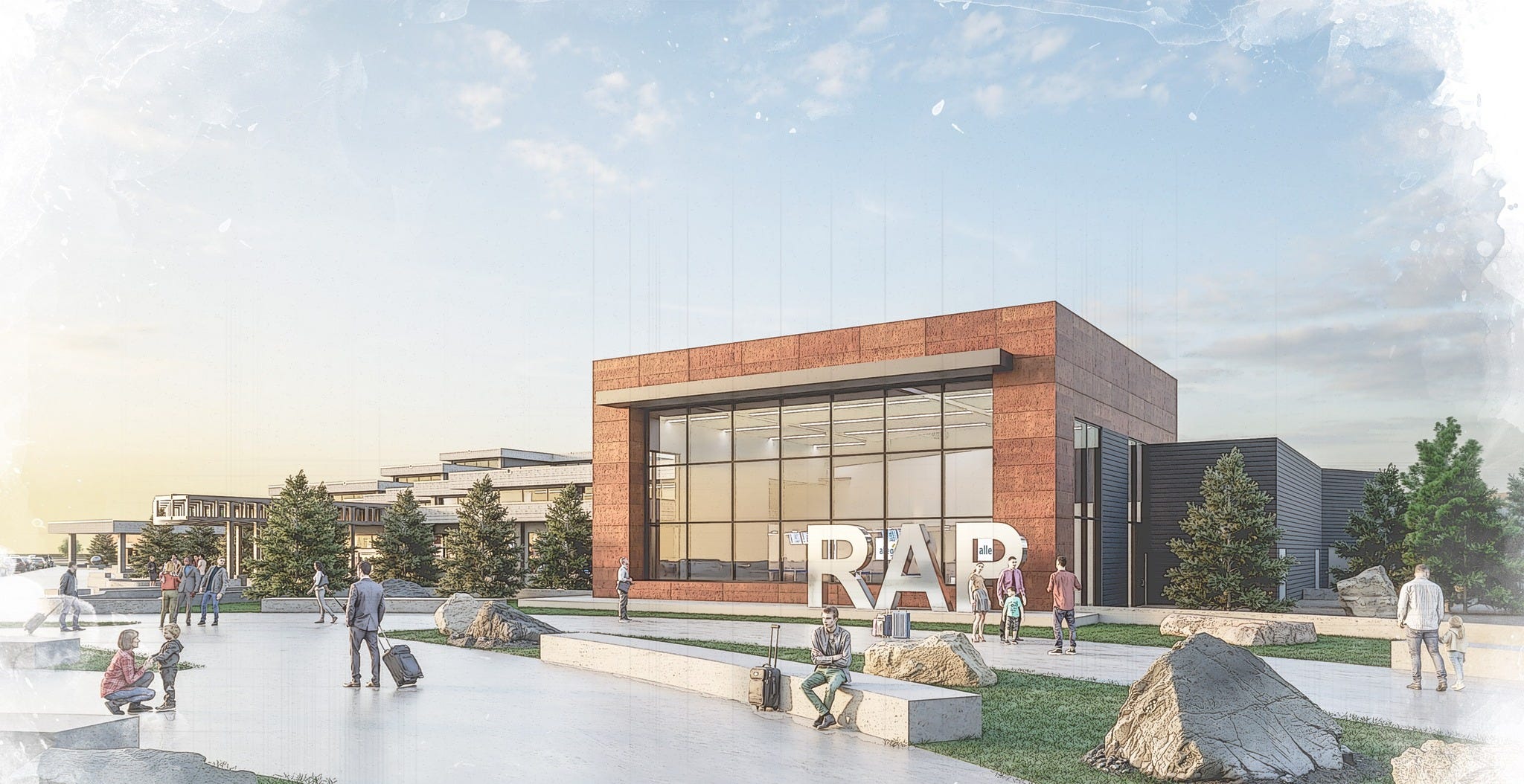 Rapid City breaks ground on airport expansion that could take two ...