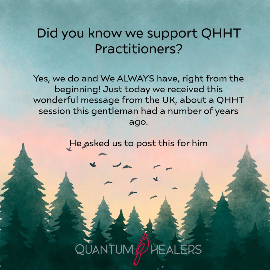 Did you know we support QHHT Practitioners?