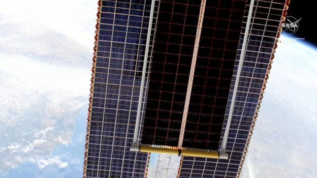 Fifth IROSA Wing Installed at International Space Station