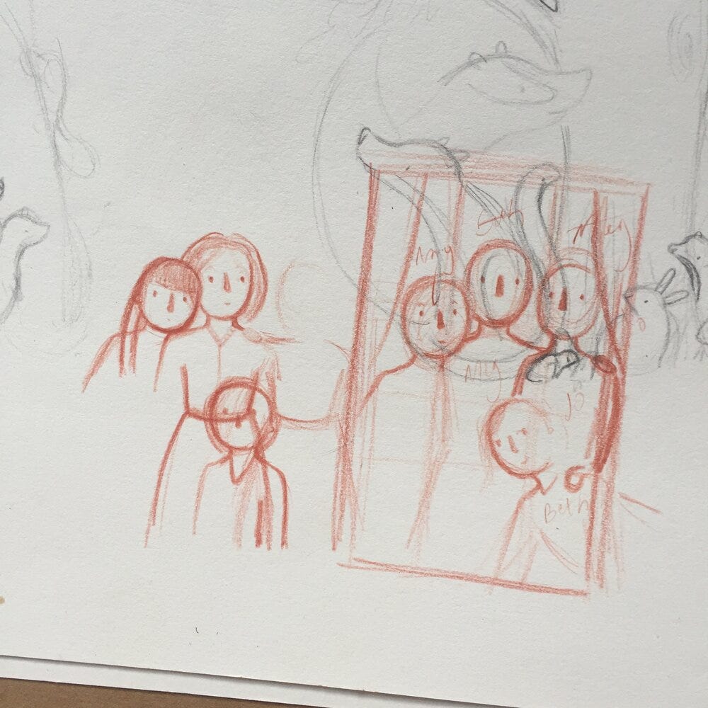 Creating a Dream Book Cover for my Portfolio - Little Women