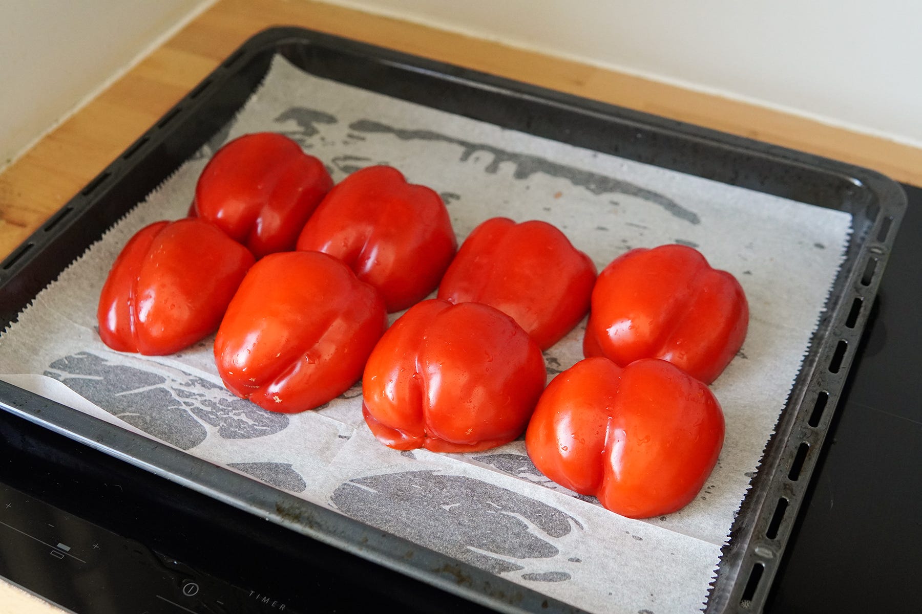 Les poivrons grillés marinés - by Lola Spun