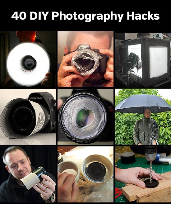 40 Awesome DIY Photography Hacks: Try This at Home