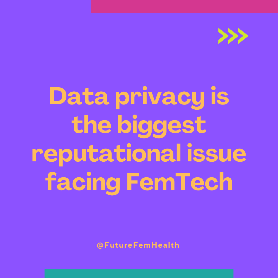 Issue 3: Data privacy, transparency and trust in FemTech