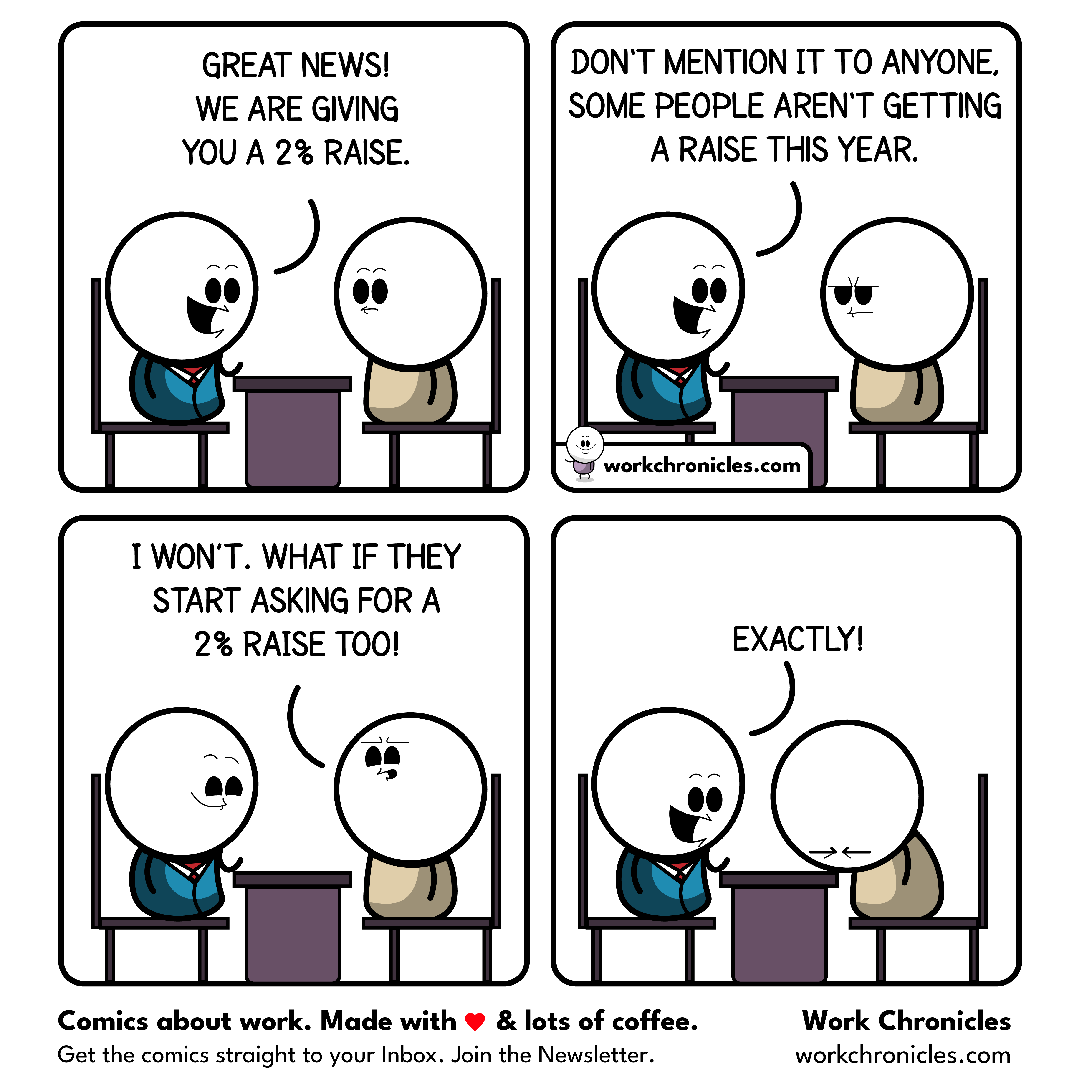 (comic) Getting a raise - Work Chronicles