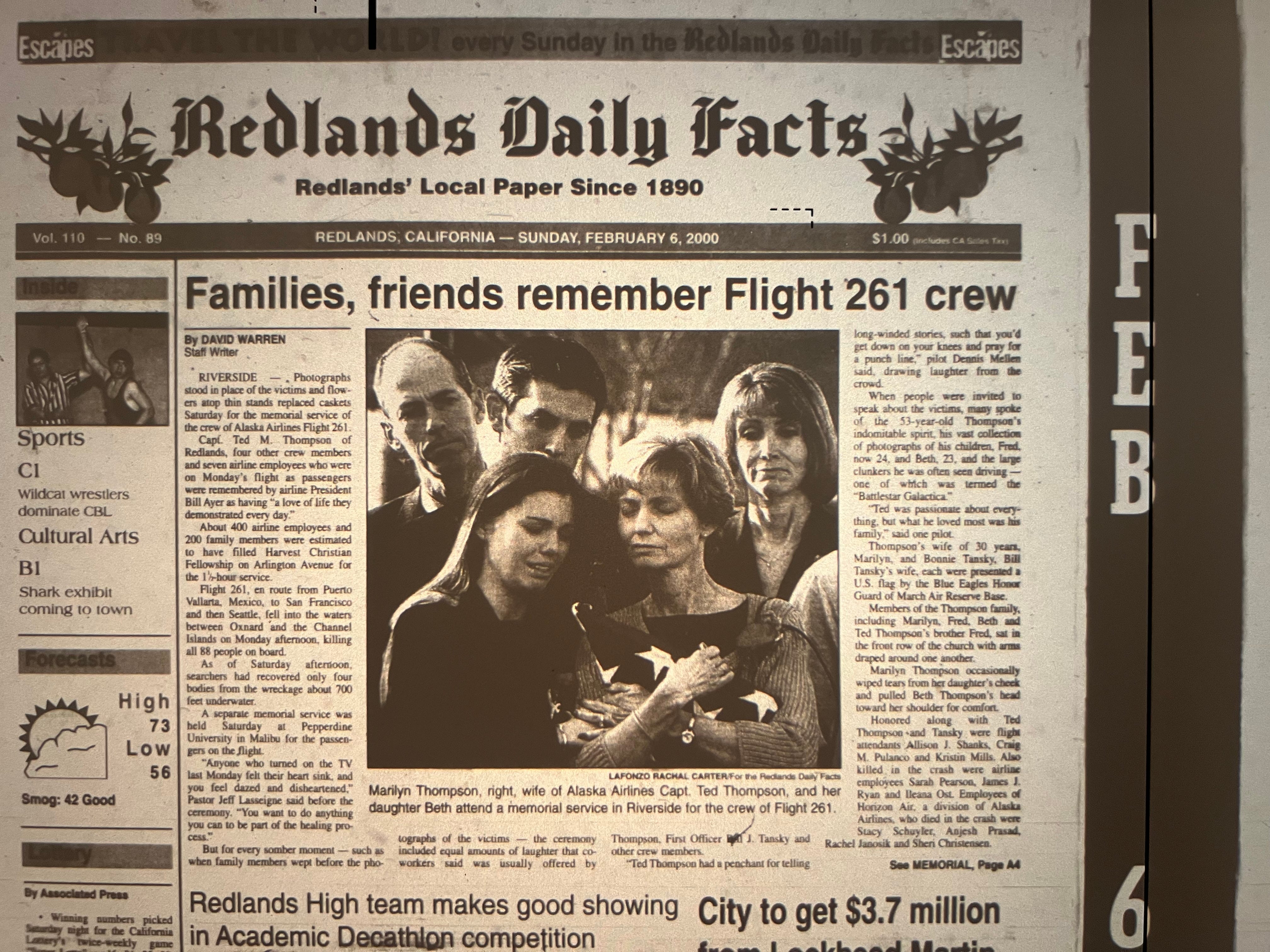 25 years since fateful Alaskan Airlines 261 airplane crash with ...