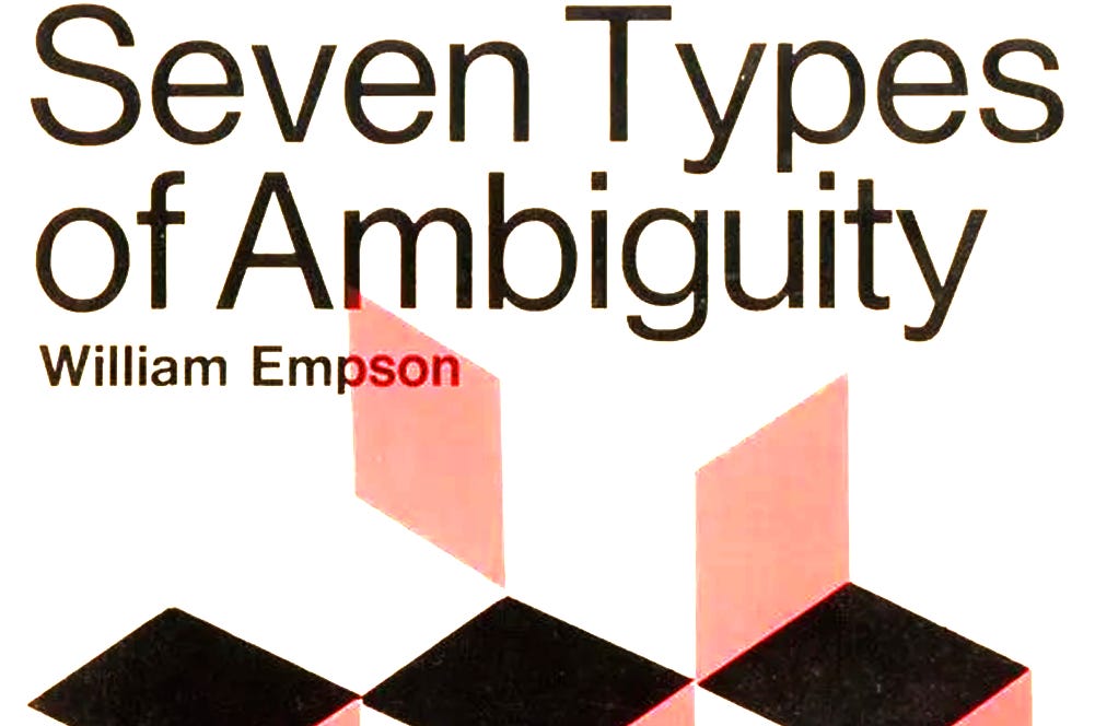 7 Types of Ambiguity - by Dusty Hope