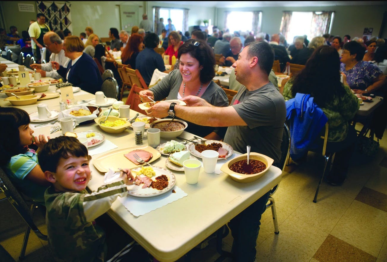 IN PRAISE OF BAKED BEAN SUPPERS - by Carrie Jones