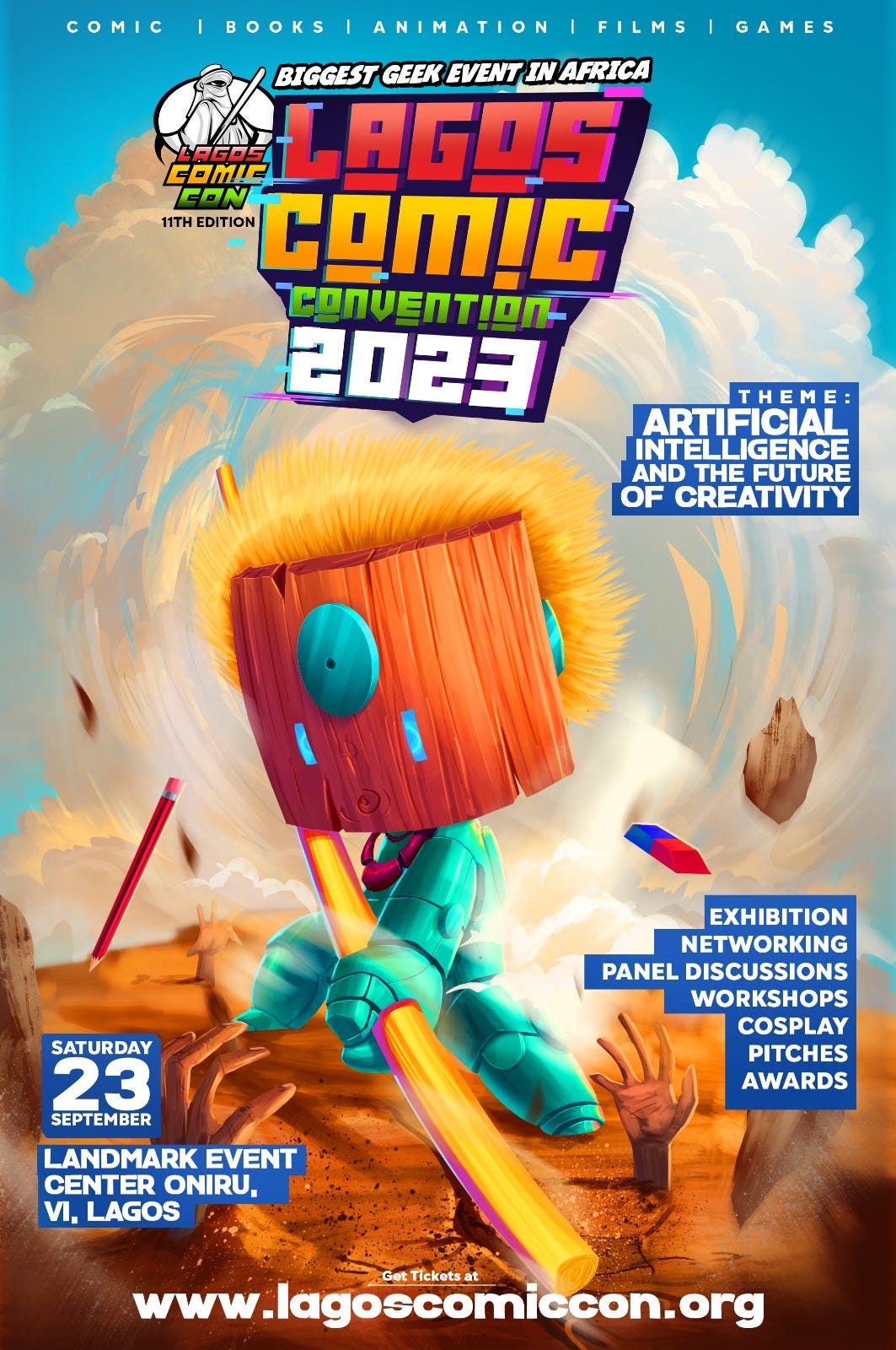 Lagos Comic Con, the biggest geek event in Africa, gears up for its 11th edition happening this ...