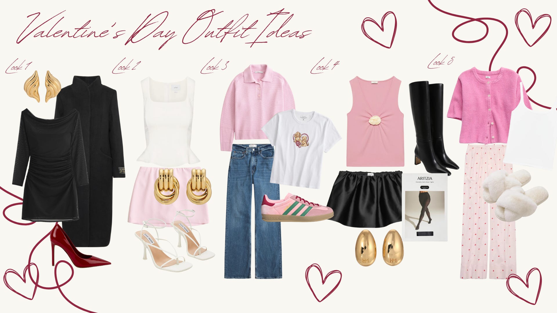 Valentine's Day Outfit Ideas - by Laura De Lorenzi