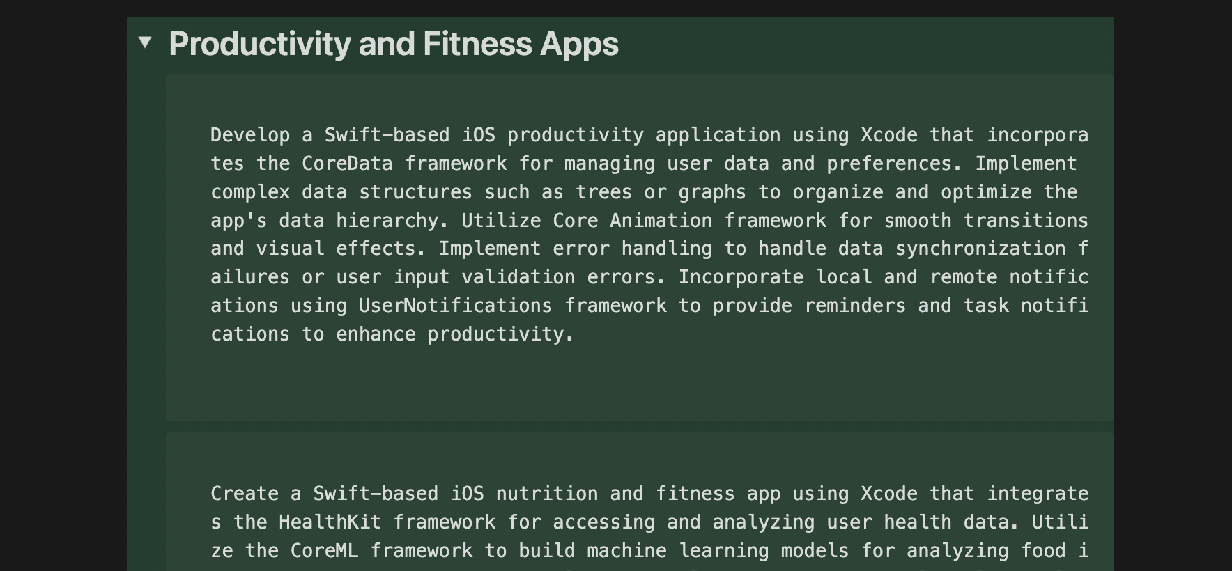 Code Prompts Ios Swift ☕️ Build Productivity And Fitness Apps In Chatgpt 📱