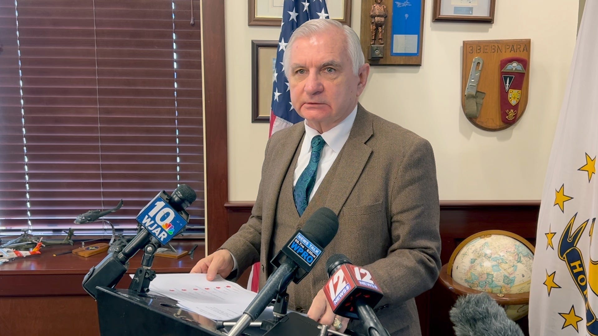 RI Senator Jack Reed takes on Trump's poor economic performance and ...