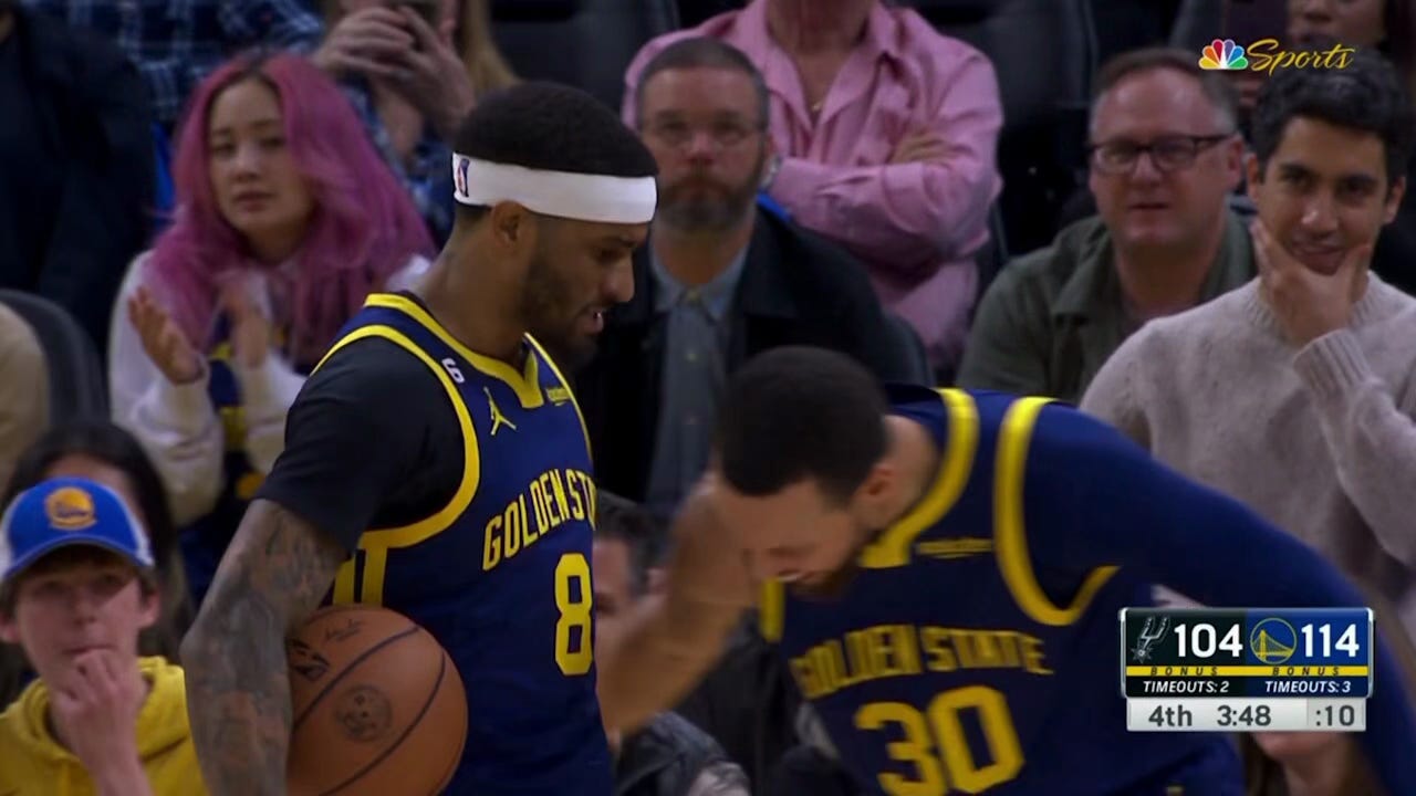 Explain: Gary Payton II returns to the crunch time lineup, finishes Spurs