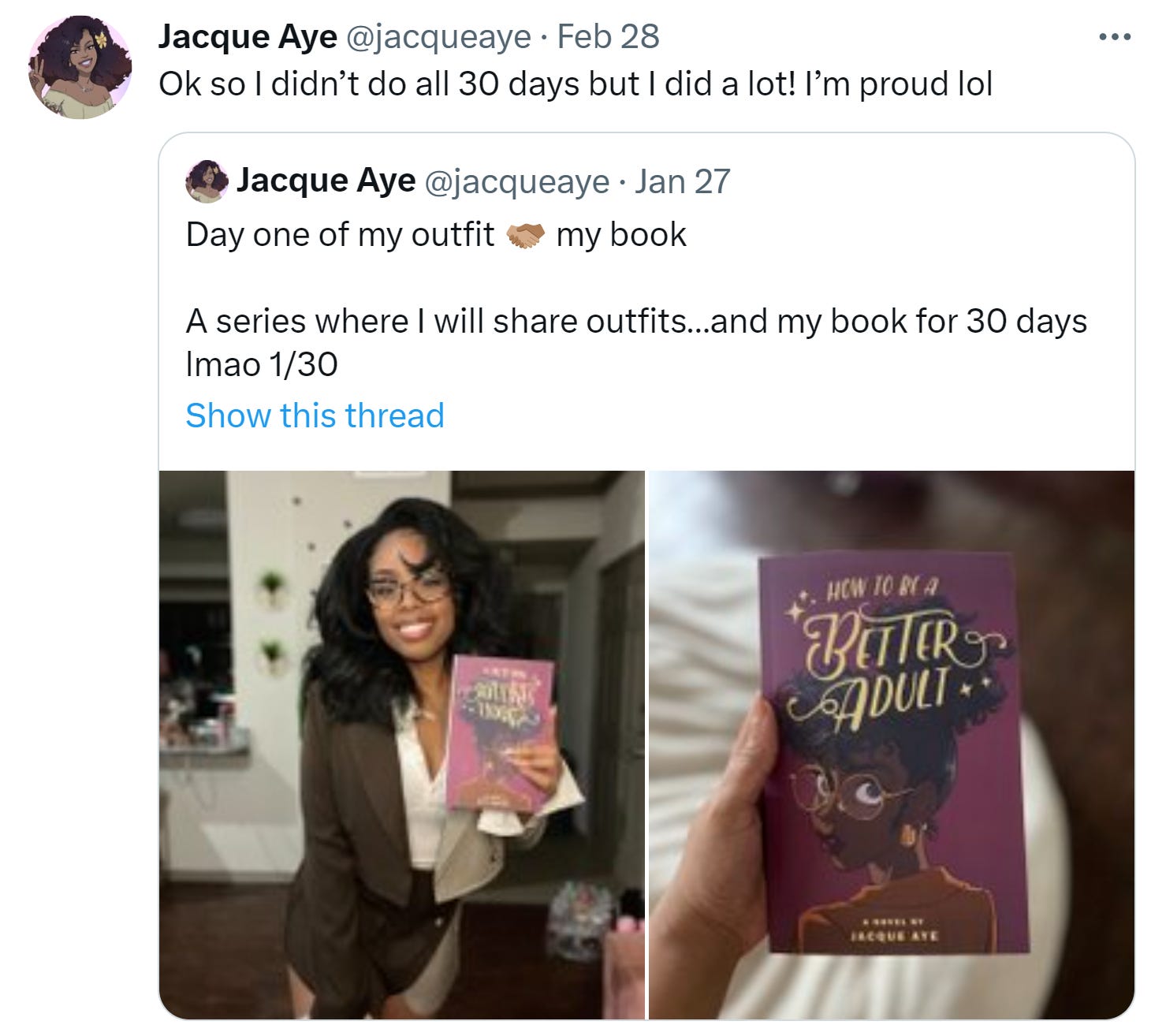 All the ways I failed in February. - by Jacque Aye