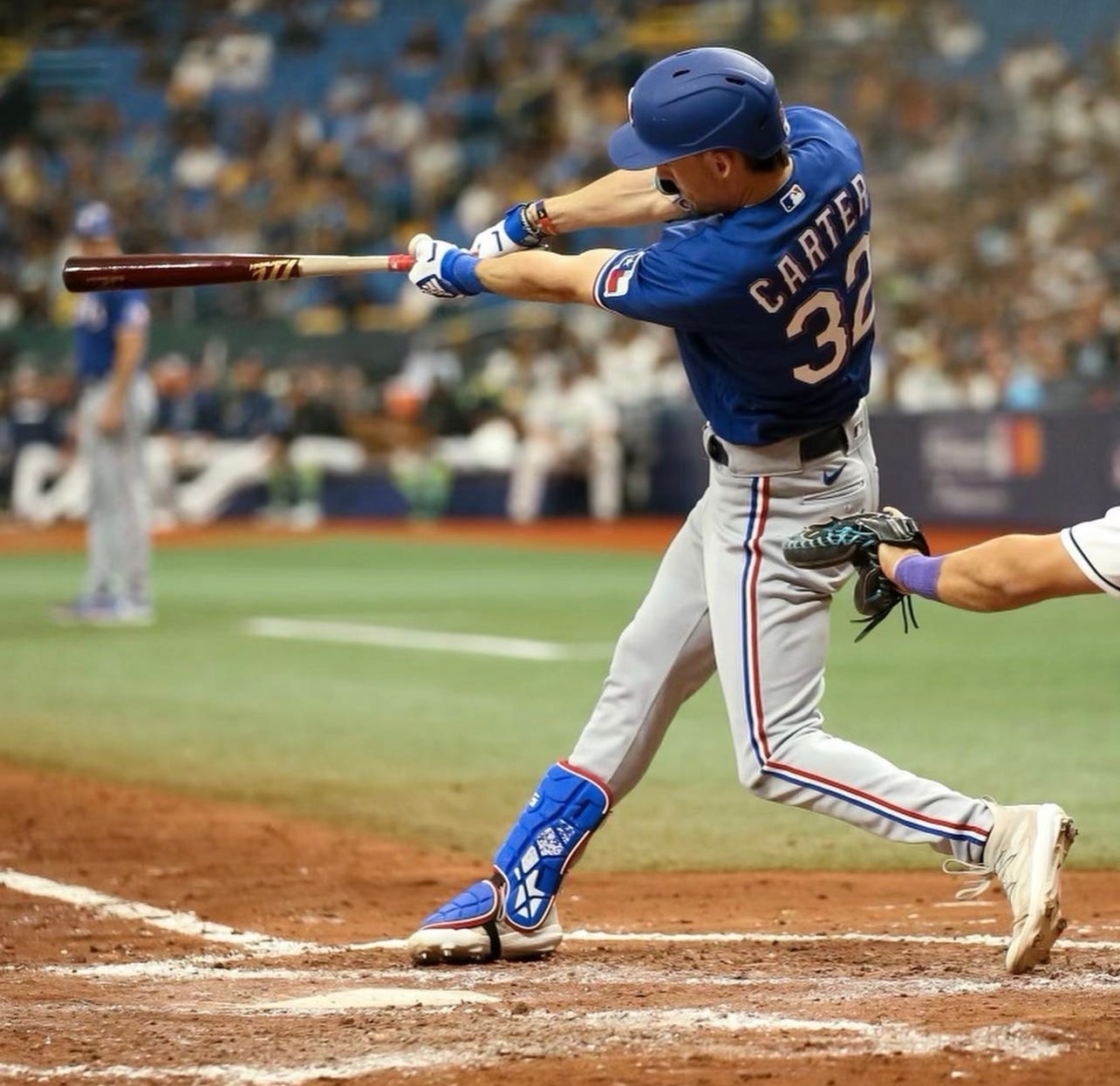 Former Red Sox prospect on Rangers’ outfielder Evan Carter’s impressive ...