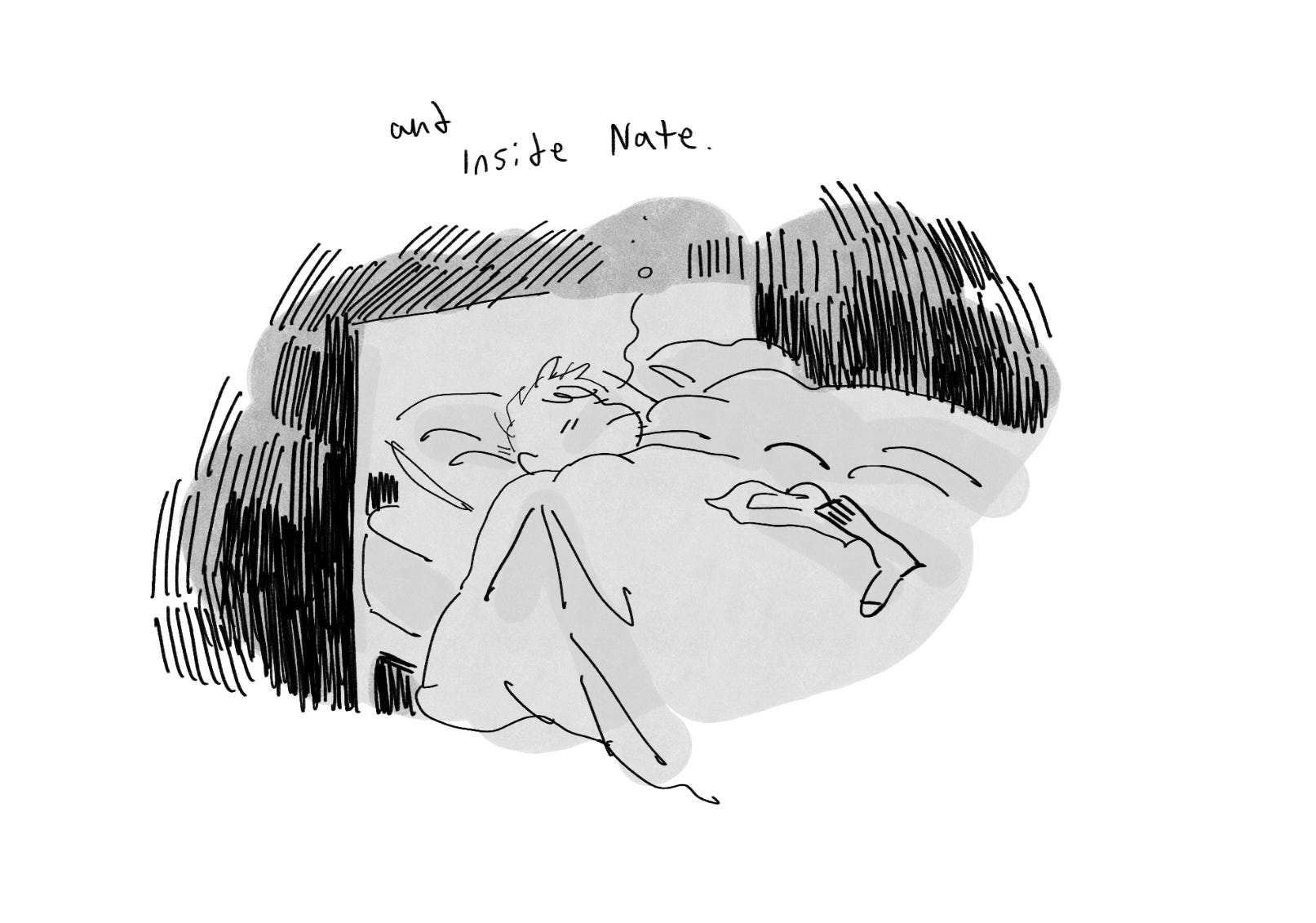 Outside Nate/Inside Nate - by ND Stevenson