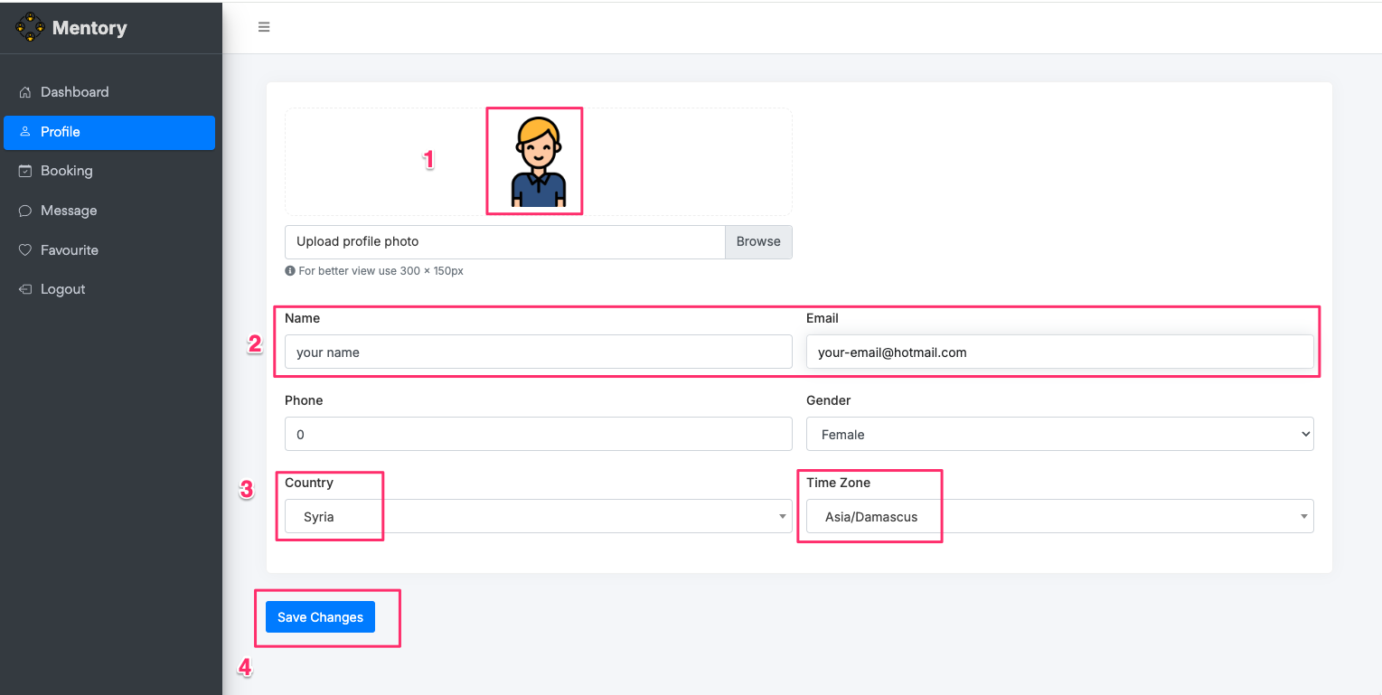 Mentees User Guide دليل المتدرب - by Mentory منتوري