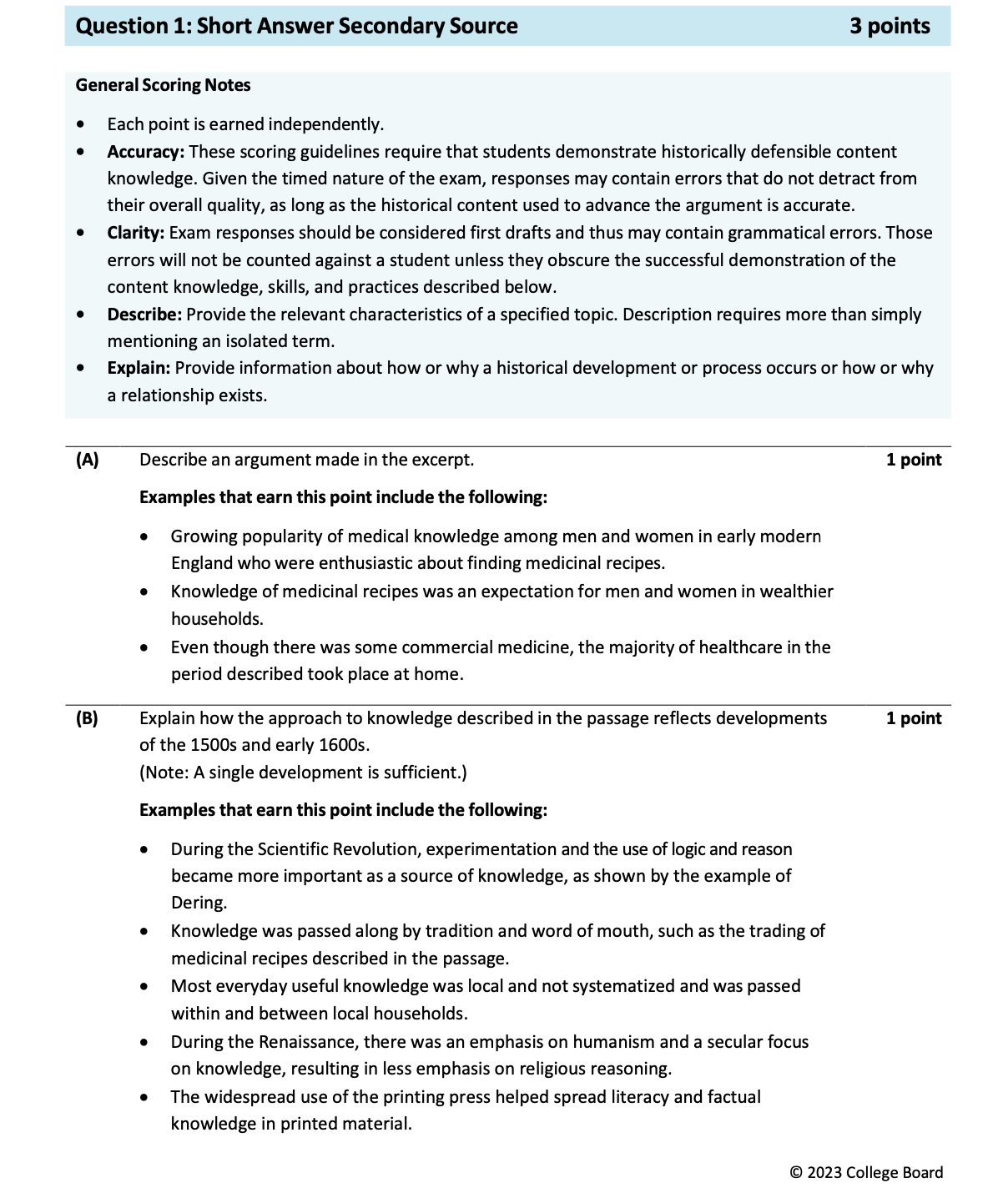 Navigating AP Euro SAQs: A Guide to Official Scoring Criteria