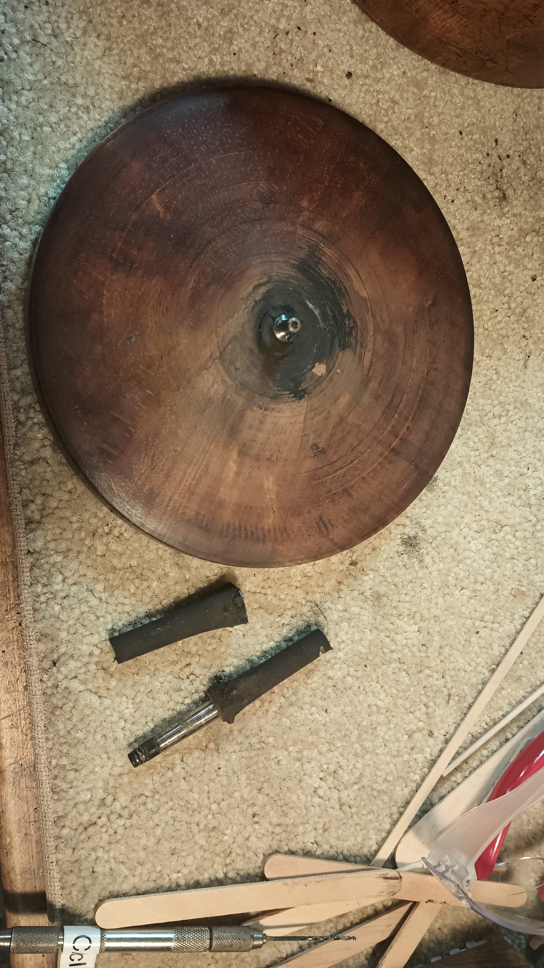 Removing the wheel, and cleaning - by Alden Hackmann