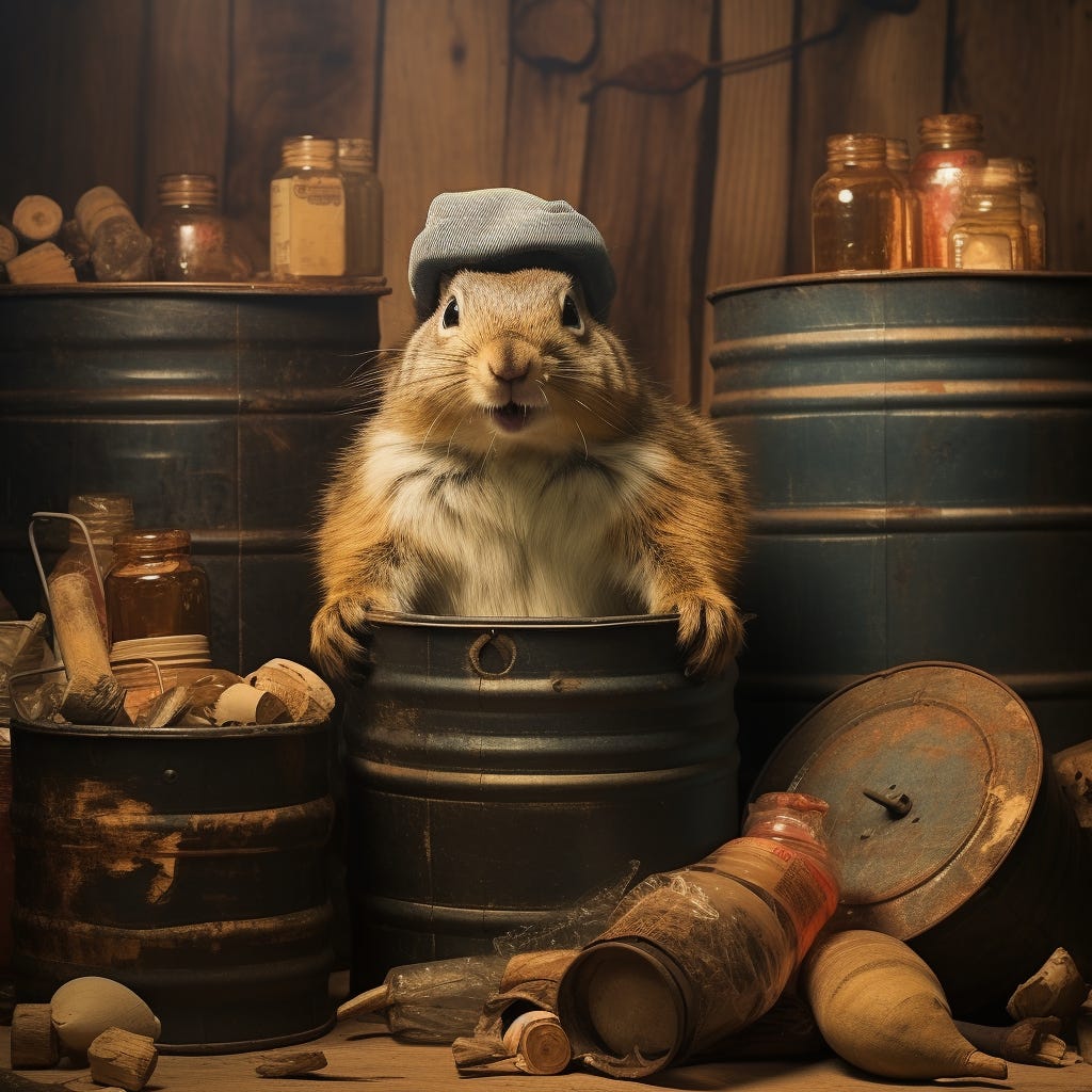 Crude-ilocks! - by The Blind Squirrel