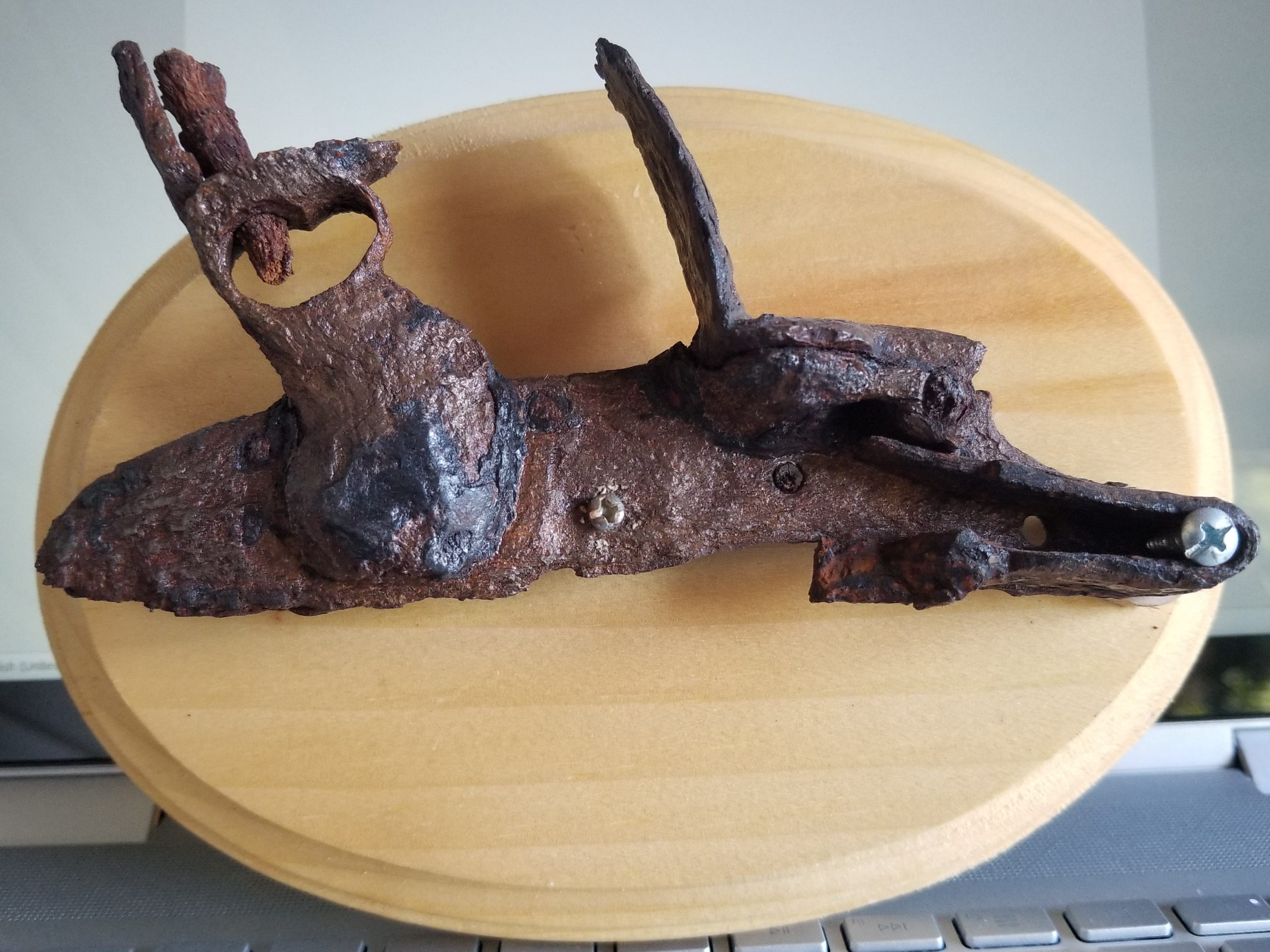 Flintlock mechanism, circa 1750-1840; 1917 Type A Lady Liberty Quarter