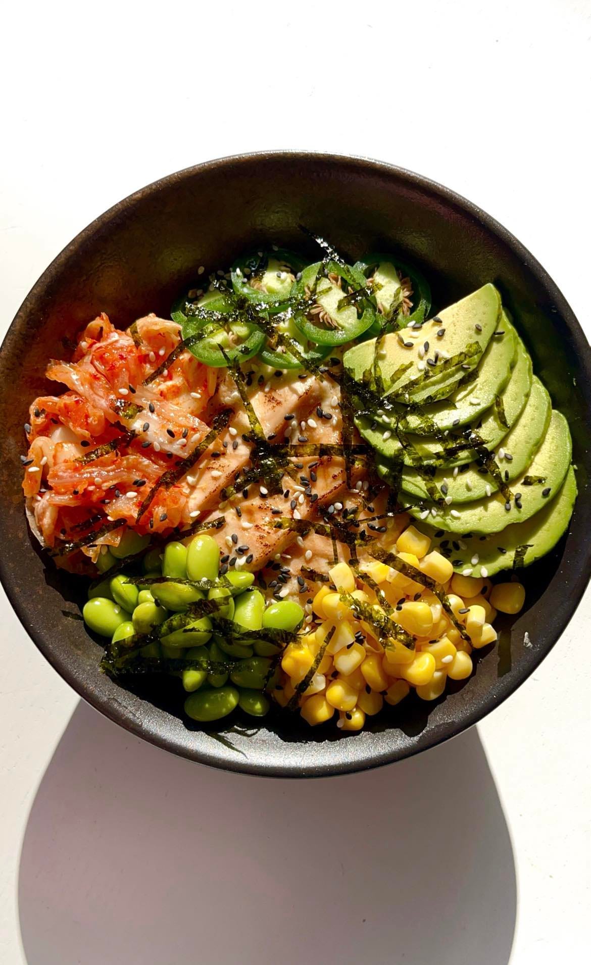 ABURI SALMON POKE BOWL - by Cindy Chanunchida - Cindyxcs