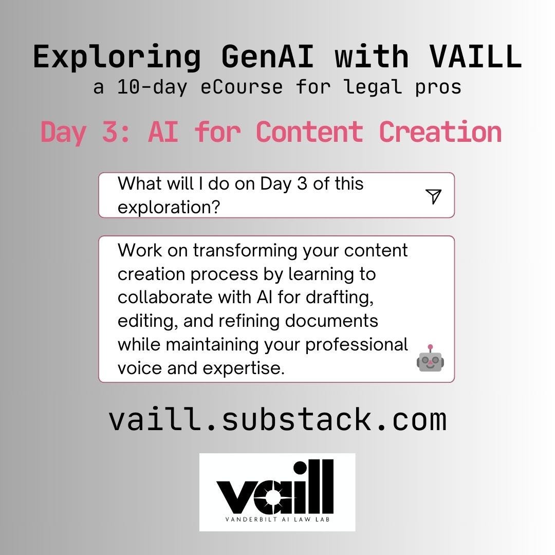 Exploring GenAI with VAILL: Day 3 📑