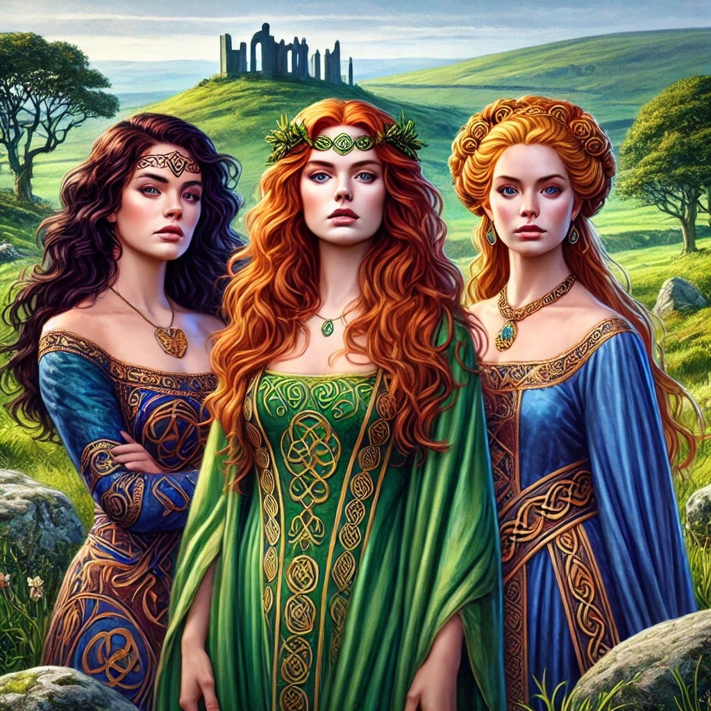 Fódla, Banba, and Ériu: The Mythological Sovereignty Goddesses of the ...
