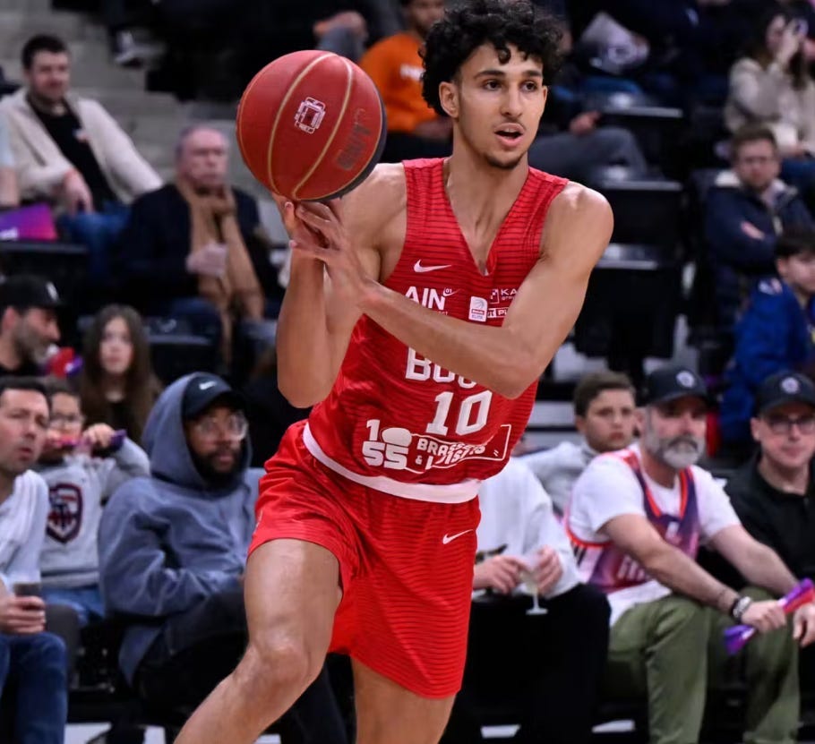 Zaccharie Risacher, Tidjane Salaun, Pacome Dadiet, Melvin Ajinca