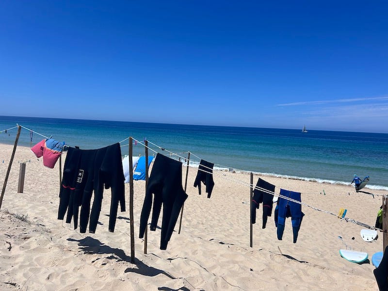 surf school - by Isabel Cowles Murphy - The Noble Try