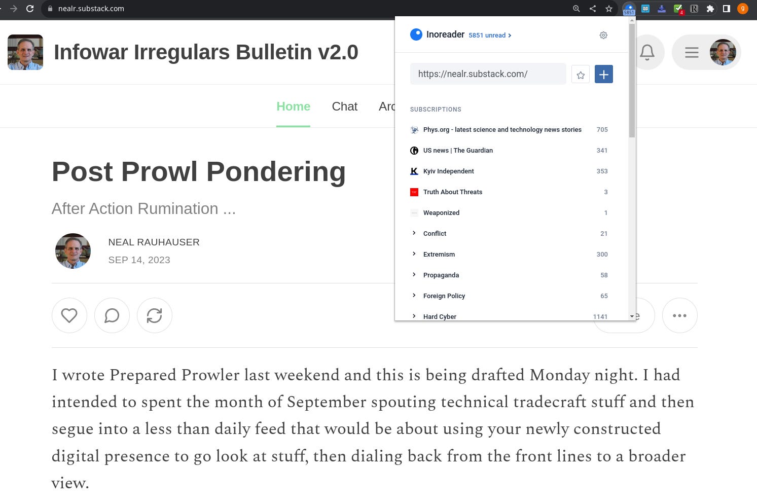 Get Started With Inoreader - by Neal Rauhauser