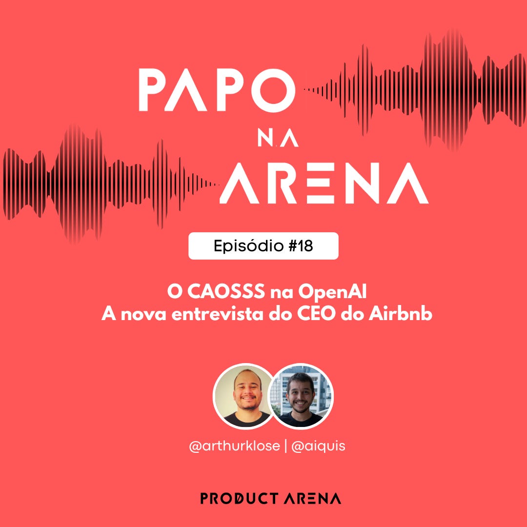 CAOS na OpenAI e a nova entrevista do CEO do Airbnb