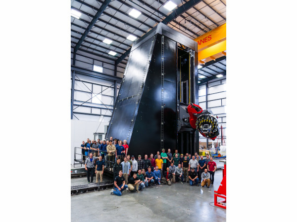 Installation of Large Carbon Composite Rocket-Building Machine Underway