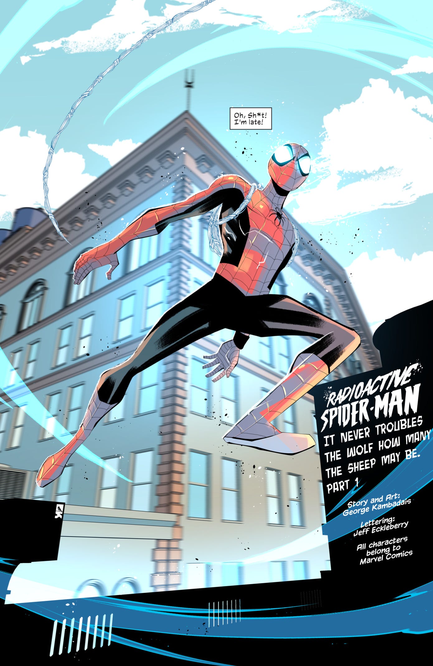 Radioactive Spider-man pages 1-3 - by George Kambadais
