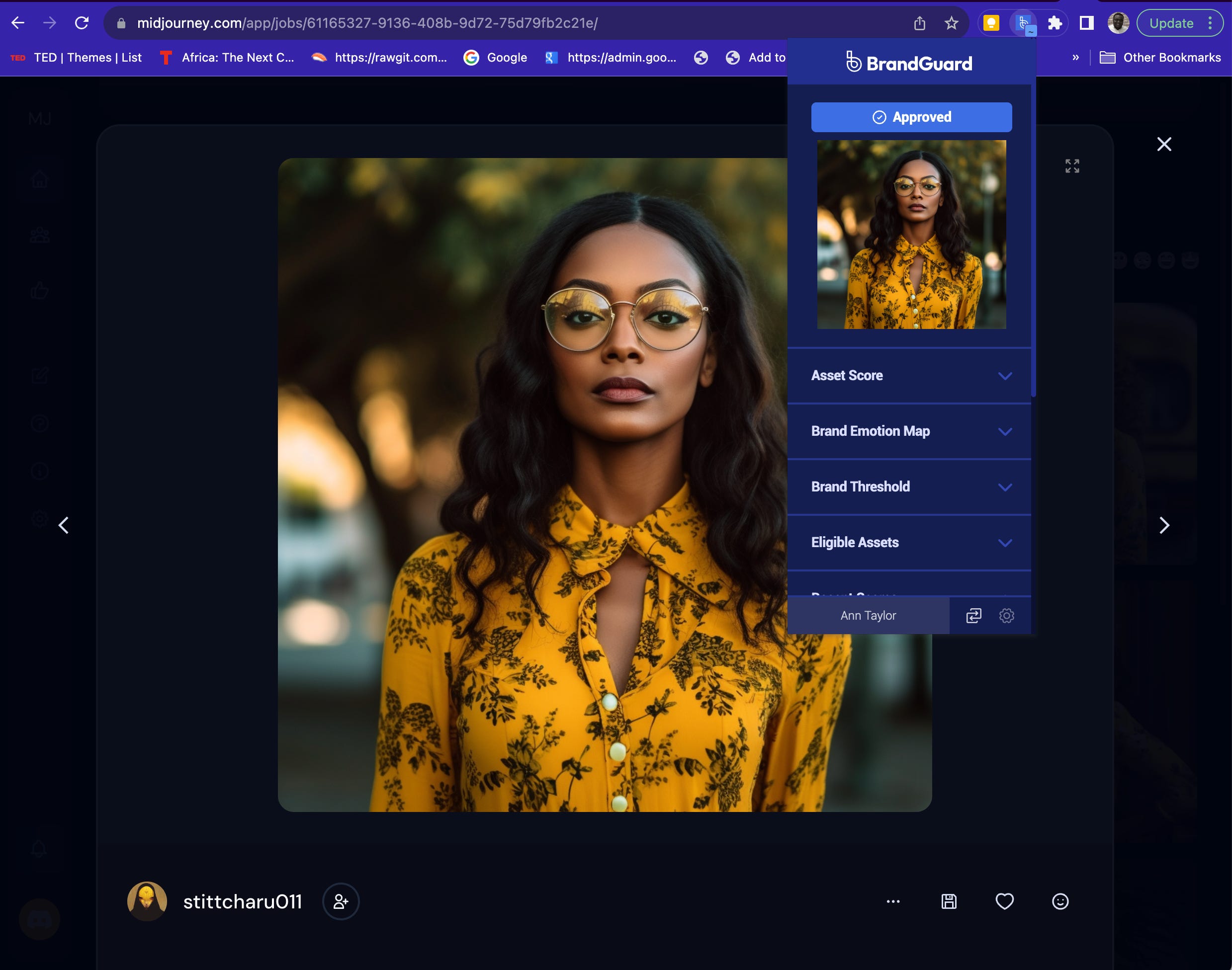 Using BrandGuard with Midjourney - by Rob May