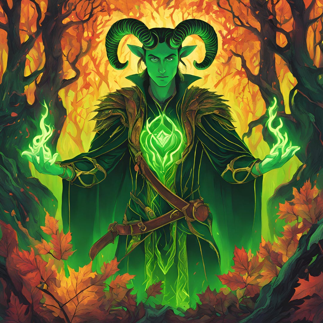 Working with Loki, Correspondences and Mabon Tarot Ritual for Creativity